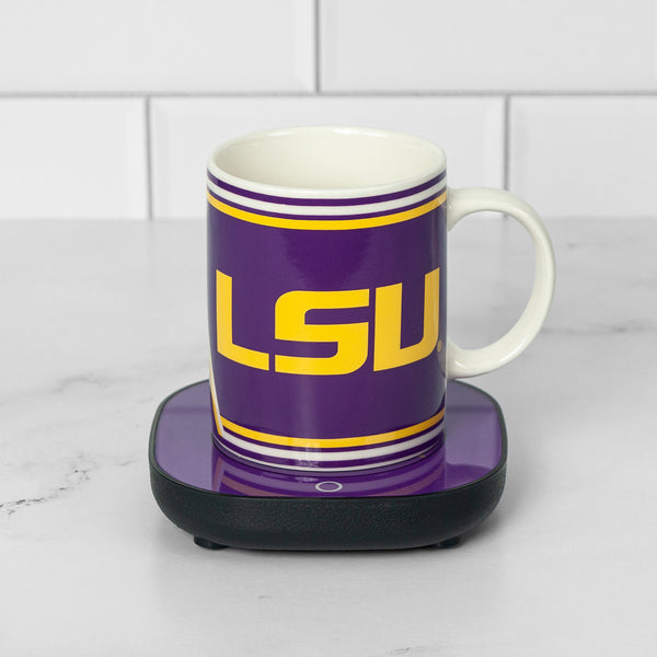 LSU Tigers 12oz Mug Warmer Set - Uncanny Brands