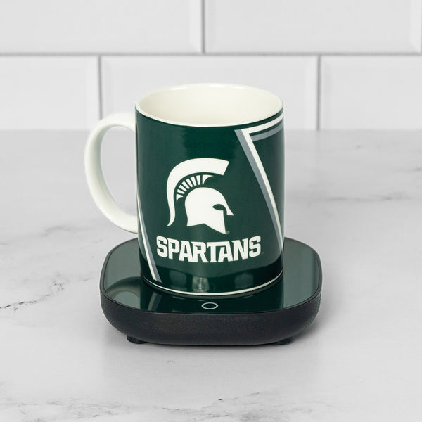 Michigan State Spartans 12oz Mug Warmer Set - Uncanny Brands