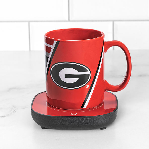 Georgia Bulldogs Hairy Dawg 12oz Mug Warmer Set - Uncanny Brands
