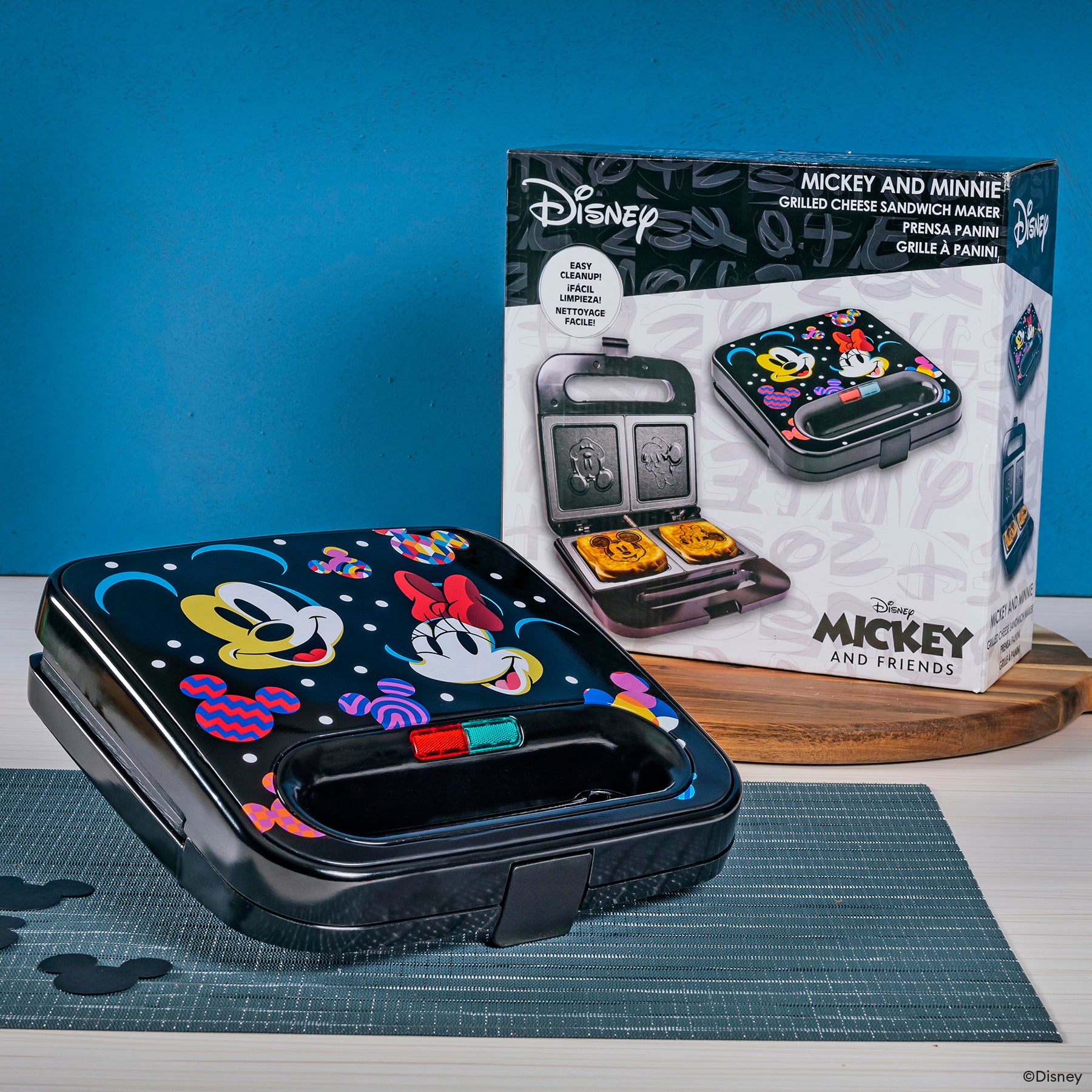 Disney Mickey Mouse and Minnie Mouse Sandwich Maker - Uncanny Brands