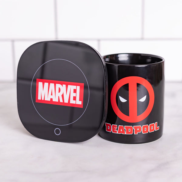 Marvel Deadpool 12oz Mug Warmer Set - Uncanny Brands